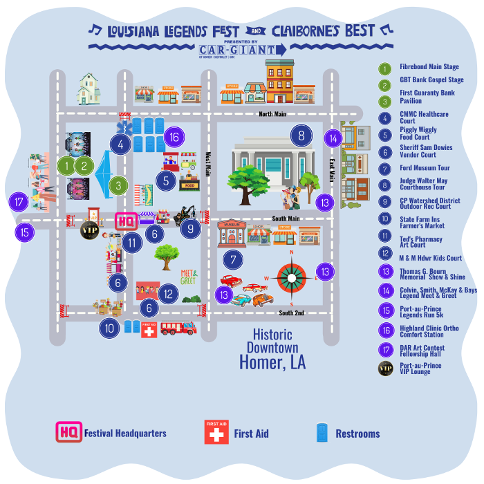 Louisiana Legends Fest: Everything you need to know | Claiborne Parish ...